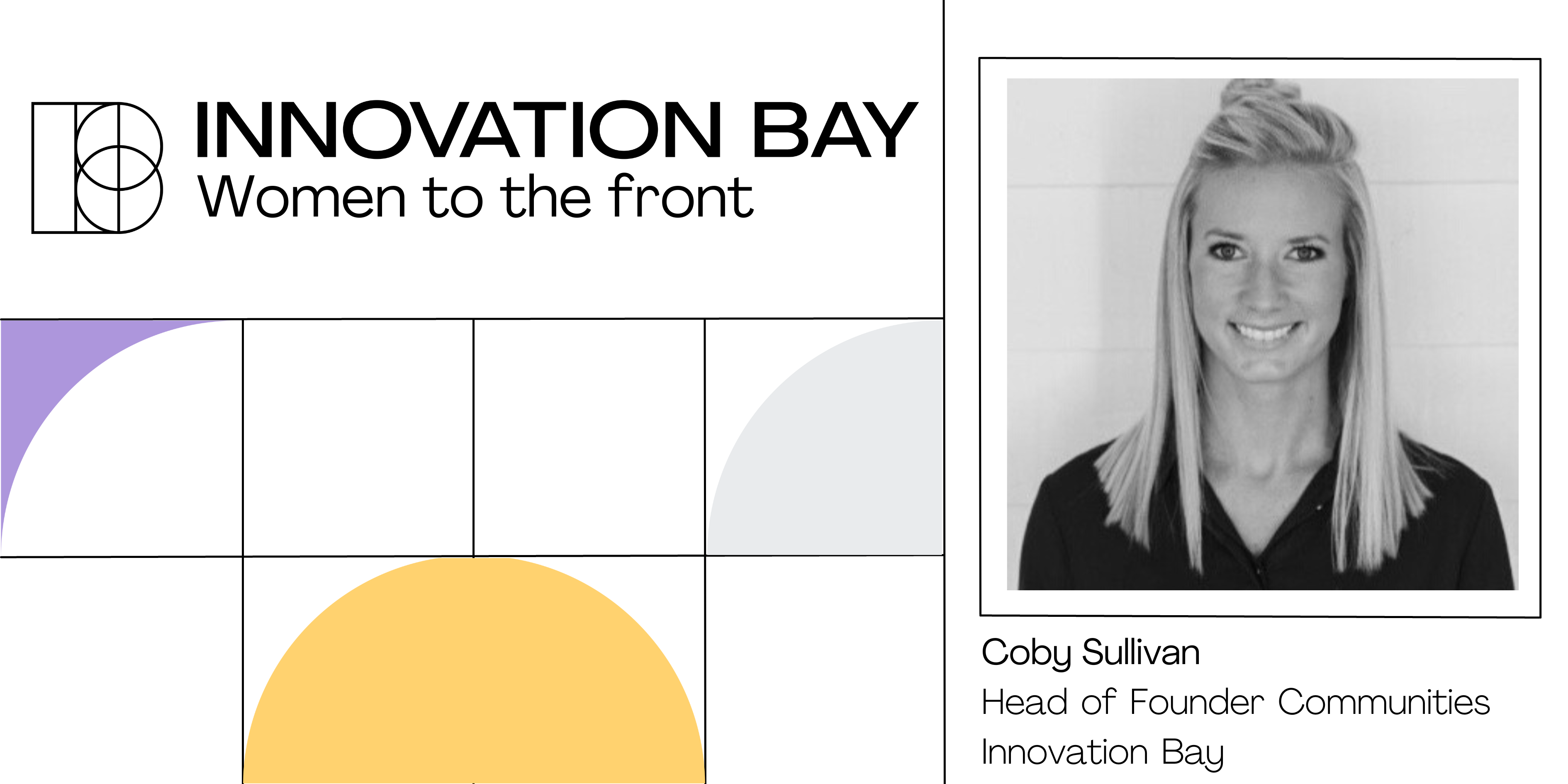 Women To The Front - Coby Sullivan - Innovation Bay